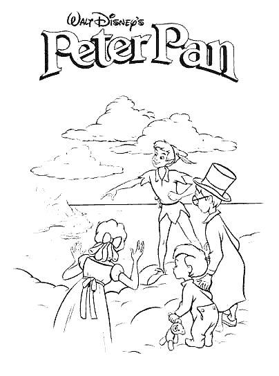 Peter Pan - Coloring Pages - Fred's Corner